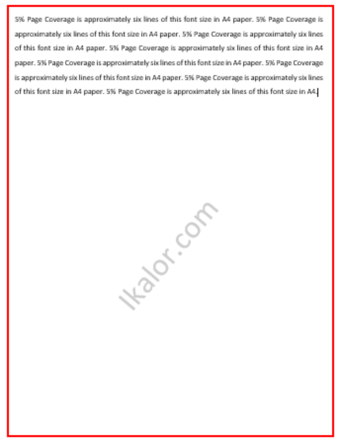 Understanding 5% Page Coverage in Printing - compatible toner cartridge ...